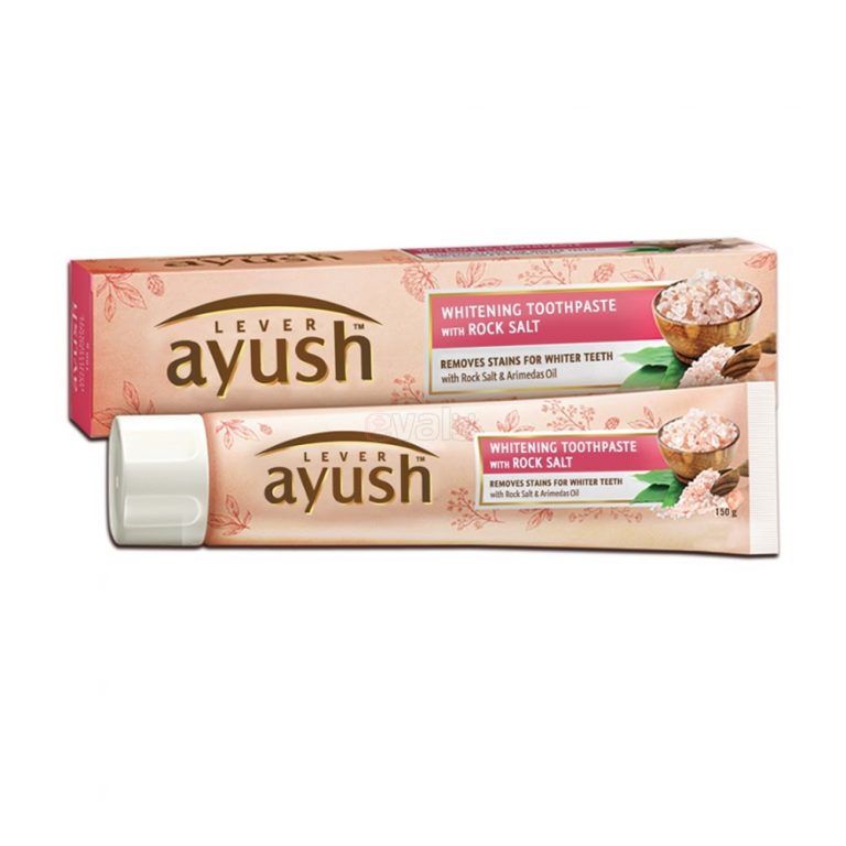 Lever Ayush Toothpaste Whitening Rock Salt – Harish Food Zone
