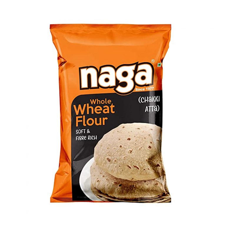 Naga Whole Wheat Flour Chakki Atta - Harish Food Zone