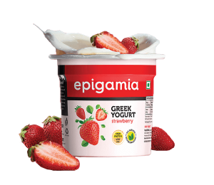Epigamia Greek Yogurt Strawberry - Harish Food Zone