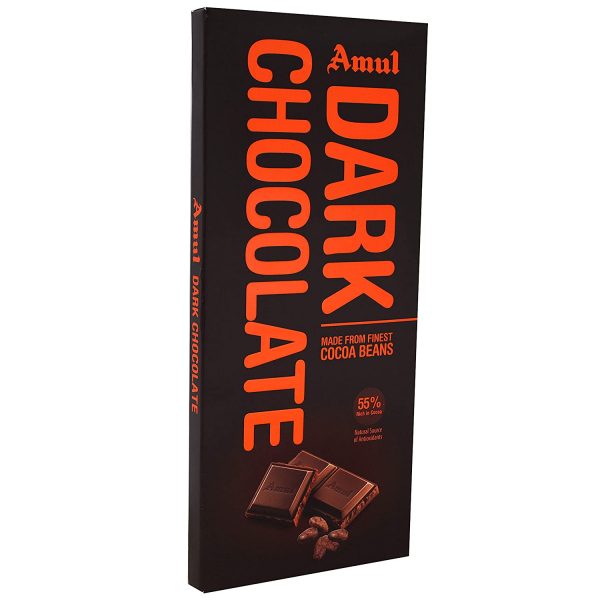 Amul Dark Chocolate Bar – Cocoa Beans – Harish Food Zone
