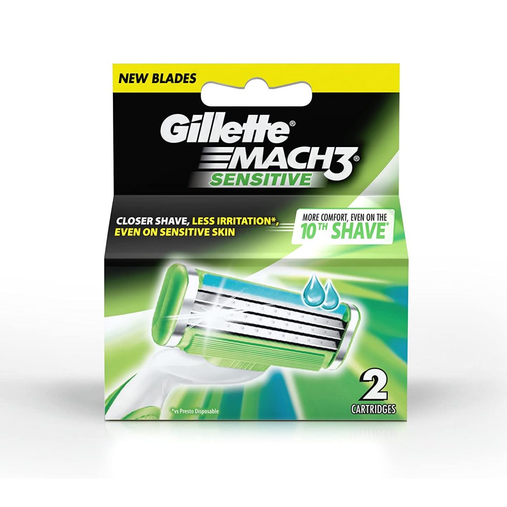 Gillette Mach 3 Sensitive Blades – Harish Food Zone