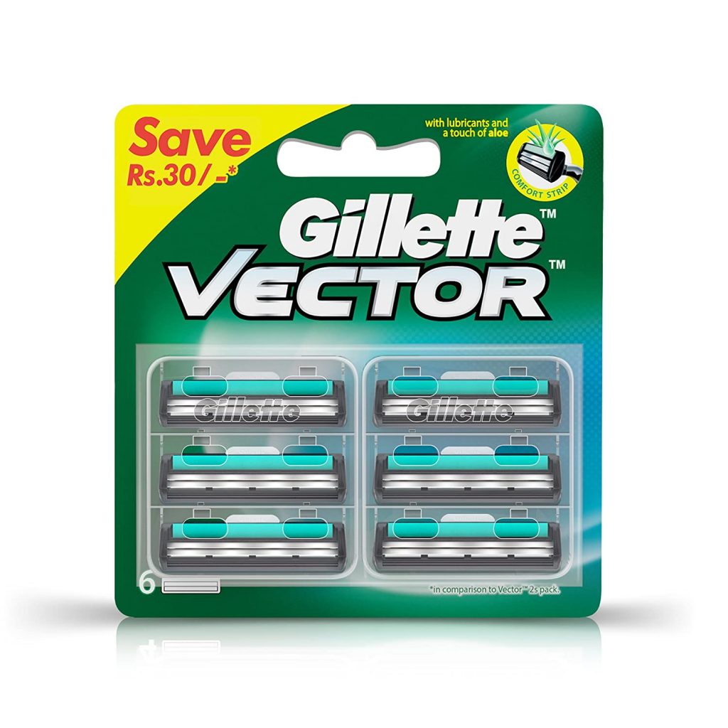 Gillette Vector Plus Shaving Razor Blades - Harish Food Zone