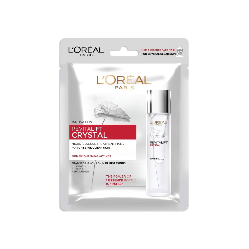 L’Oreal Paris Revitalift Crystal Micro-Essence Sheet Mask – Harish Food ...